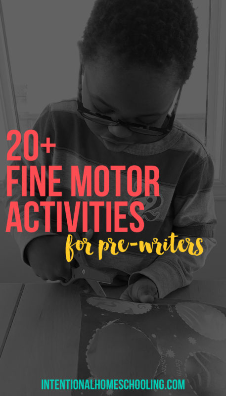 20+ Activities for Building Fine Motor Skills in Pre-Writers ...