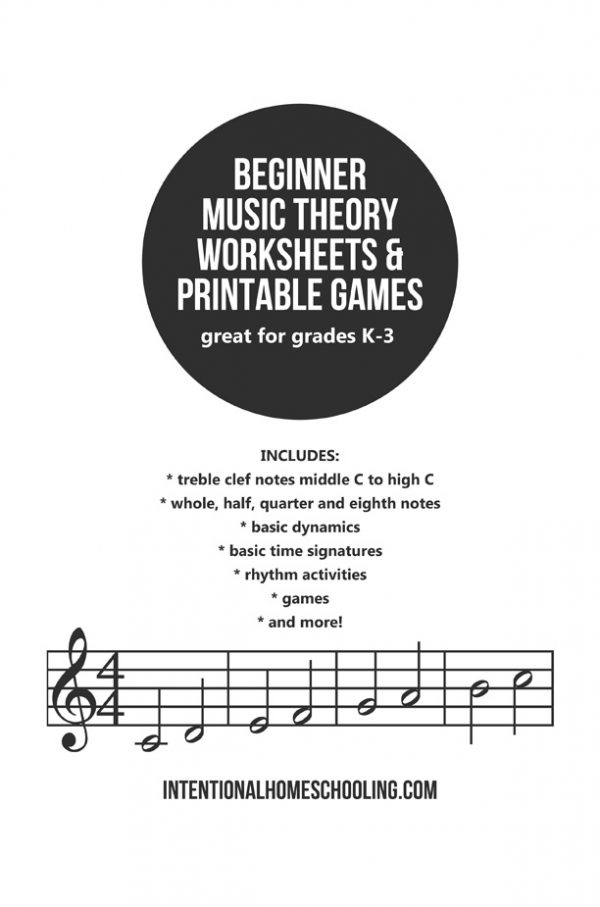 MUSIC THEORY WORKSHEETS & GAMES - Intentional Homeschooling