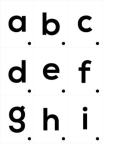 Printable Number & Letter Cards - Intentional Homeschooling