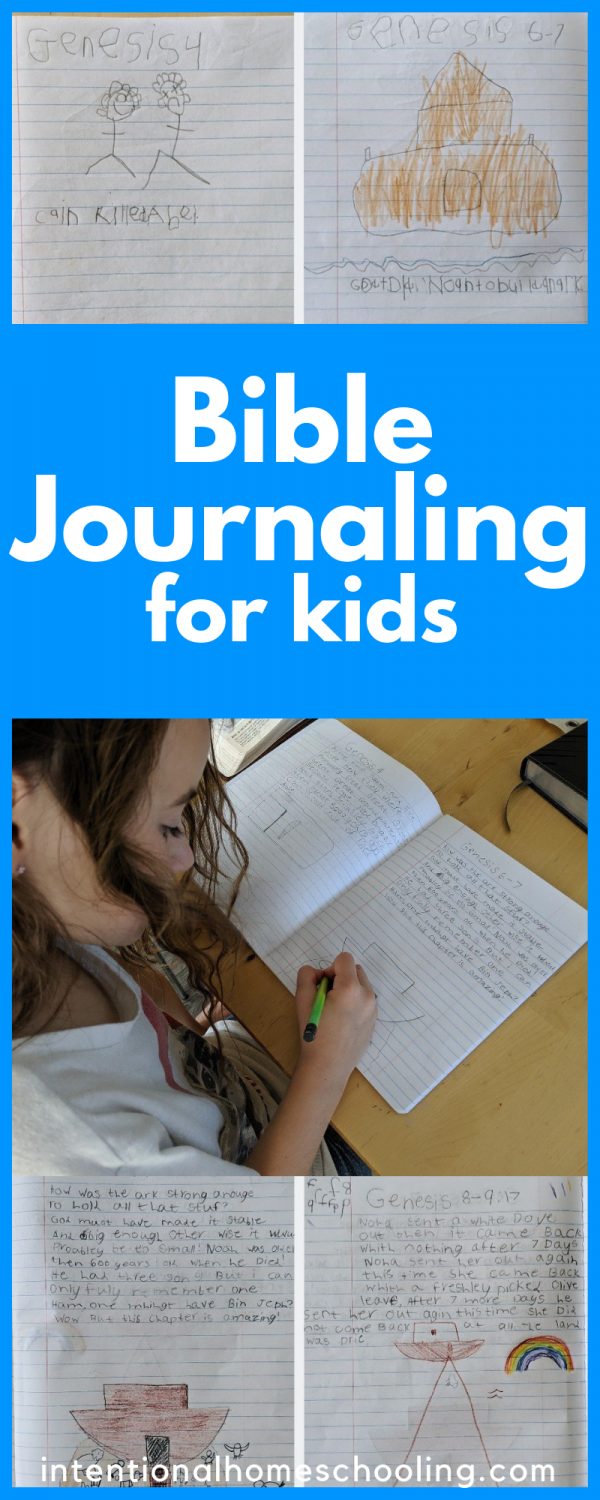 How We Approach Bible Time and Bible Journaling in our Homeschool ...