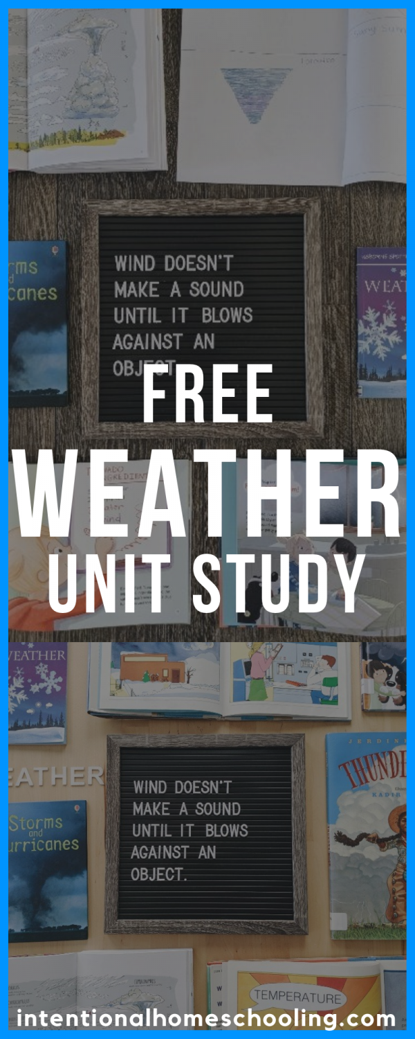 Weather Mini Unit Study Resources – Intentional Homeschooling