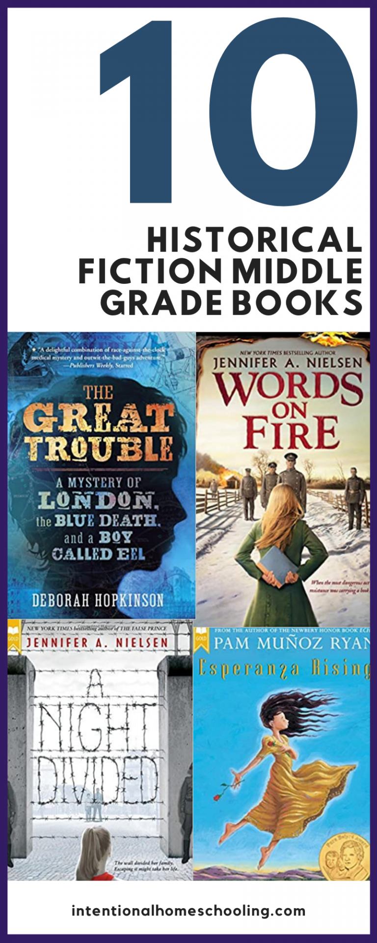 10 Historical Fiction Middle Grade Books – Intentional Homeschooling