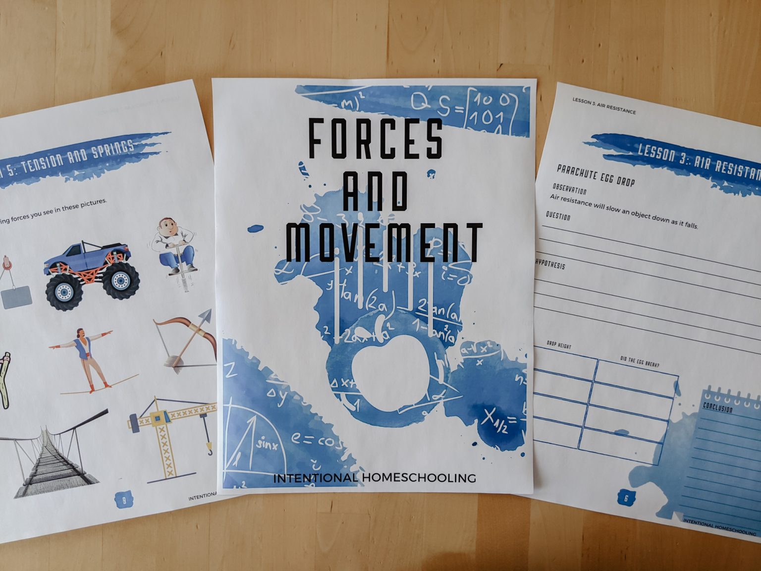 Forces and Movement Science Study – Intentional Homeschooling